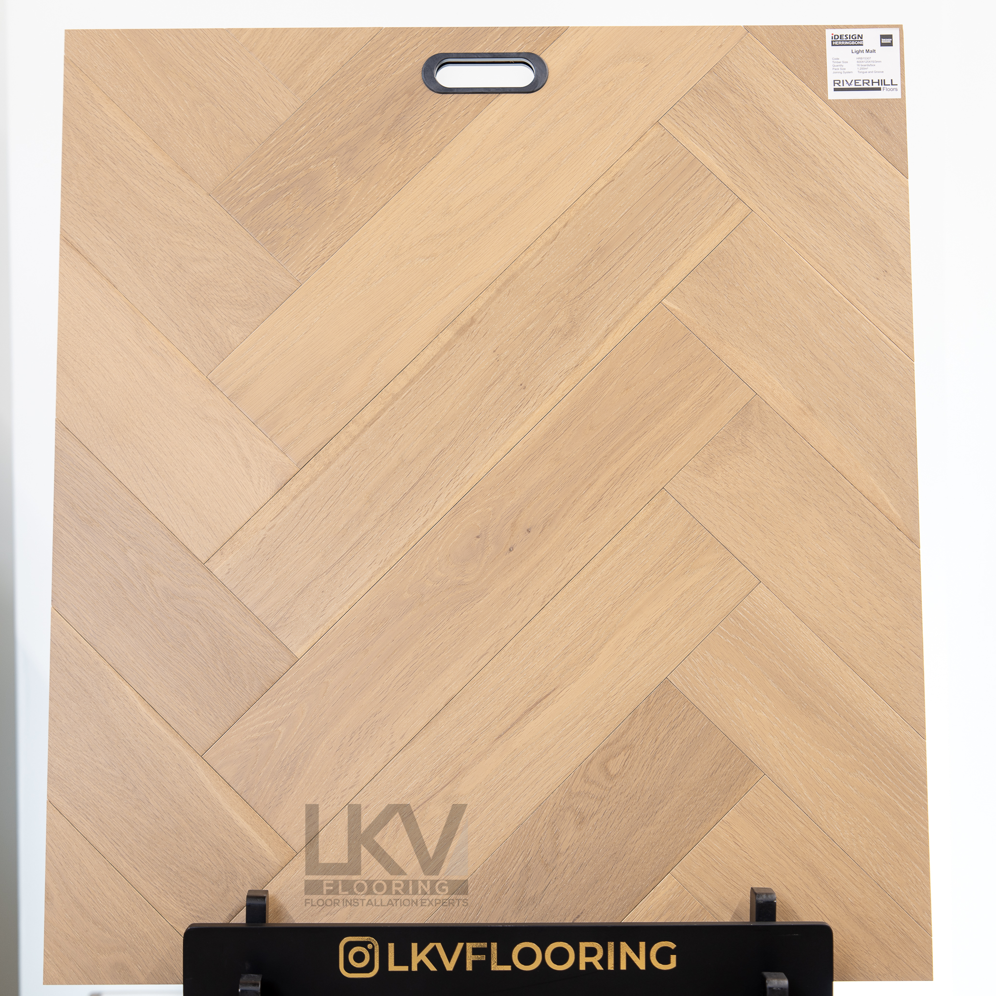 iDesign Herringbone - Light Malt - LKV Flooring | Showroom & Design